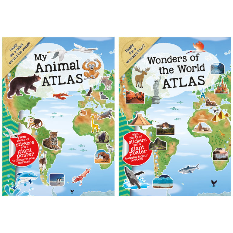 S0196 * My Atlas with Stickers (Human Body & Space) – Catalog Caramel